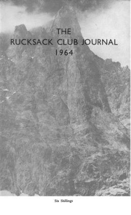 Rucksack Club Journal 1964 (1964) | Journal | Climbing History